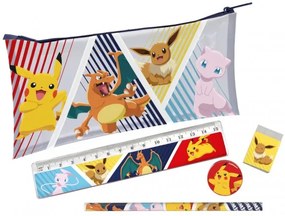 Penál Pokémon s doplňky plast 19x11 cm