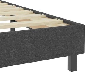 Postel boxspring šedá textil 160 x 200 cm 287457