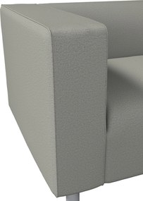 Potah na pohovku IKEA  Klippan 2-místná barva šedá látka pletený vzor