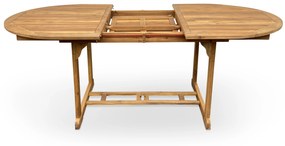 Nábytek Texim Zahradní dřevěný set - stůl VIET + křesla LUCY 1+6