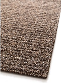 Tmavě hnědý pratelný koberec 80x150 cm Lumen Liso – Universal