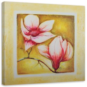 Gario Obraz na plátně Dva třešňové květy Rozměry: 30 x 30 cm