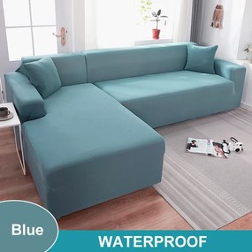 Elastický potah na pohovku či křeslo - voděodolný (1 sedadlo) Barva: modrá
