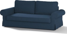 Potah na pohovku IKEA Backabro, 3-místná, rozkládací barva tmavě modrá