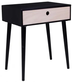 Noční stolek PARMA HOUSE NORDIC, 1 zásuvka, dřevo černé House Nordic 3704940051