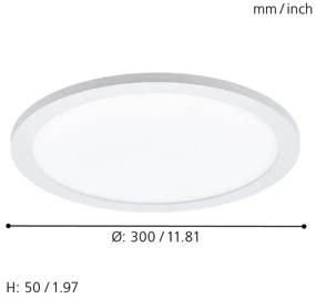 Eglo 97958 - LED RGBW Stropní svítidlo SARSINA-C LED/16W/230V + dálkové ovládání