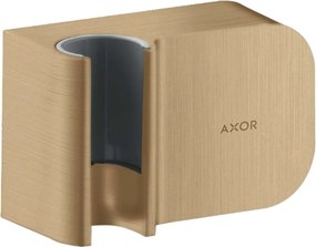 Axor One - Nástěnné kolínko s držákem, kartáčovaný bronz 45723140