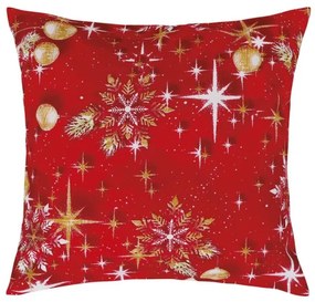 Bellatex Povláček Vánoce 45x45 cm Vánoce koule Zlatá,Šedá