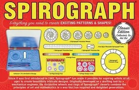 SPIROGRAPH Kreativní sada Retro Tin / Ozubená kolečka a kroužky / 2 pe