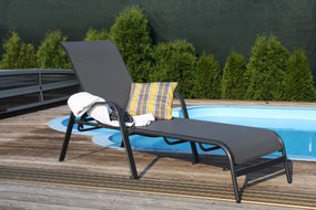 Doppler ACTIVE - zahradní hliníkové lehátko - Rozbalené zboží (N606)