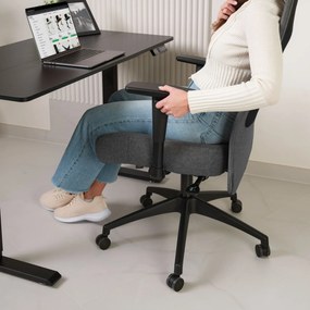 Ergonomické křeslo MOLFETA tmavě šedé