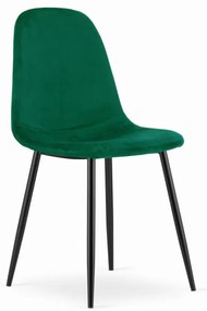 Set dvou jídelních židlí COMO zelené (2ks)