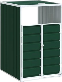 vidaXL Box na 1 popelnici 72 x 81 x 115 cm ocel [4006171] Barva: Šedá