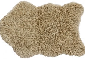 Lorena Canals koberce Vlněný koberec Woolly - Sheep Beige - 75x110 tvar kožešiny cm