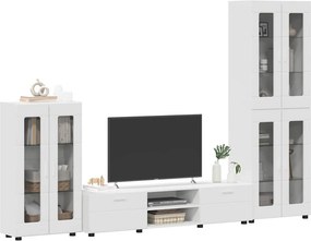Sestava TV skříněk FLORIN 3 ks Bílá Kompozitní dřevo 3397954