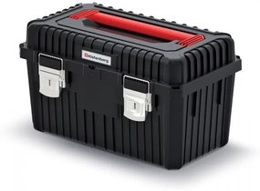 Kufr na nářadí s kovovými zámky 58,5 × 36 × 33,7 cm, vklad
