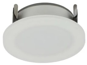 LED2 2050131D Static, zápustné svítidlo se saténovým difusorem, 7W 3000K stmívatelné DALI, průměr 9,2cm, IP44
