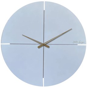 JVD Designové minimalistické bílé hodiny JVD HC40.2