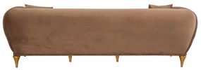 Hanah Home Třímístná pohovka MEBLON hnědá 867UNQ1550
