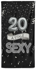 Osuška Stále sexy – černá (věk: 20)