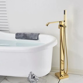 Rea Carat, volně stojící vanová baterie, zlatá, REA-B5231