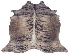 Ayyildiz, Kusový koberec Etosha 4115 brown (tvar kožešiny), 150x200 tvar kožešiny, hnědá, chodba / předsíň