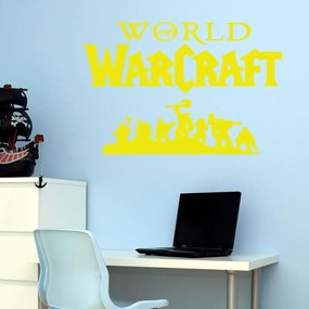 Živá Zeď Samolepka na zeď World of Warcraft Barva: černá