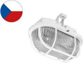 Svítidlo Panlux OVAL PLAST SOP-60/B 60W E27 bílá IP44