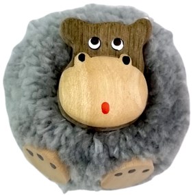 2Kids Toys Dřevěná magnetka velká pompon Hroch