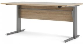 Kancelářský stůl s elektrickým polohováním Prima 80400/318 dub sonoma/stříbrné nohy - TVI