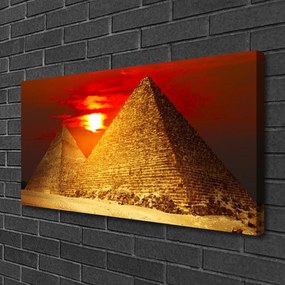 Obraz na plátně Pyramidy Architektura 100x50 cm