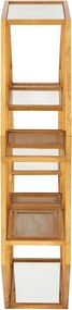 Patrová kovová police v přírodní barvě 92 cm Zariah – Premier Housewares