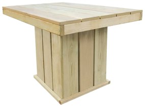 Zahradní stůl 110 x 75 x 74 cm impregnované borové dřevo - Default Title