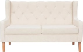 Sedací souprava 3 kusy textil krémově bílá 274931