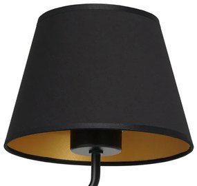 Nástěnná lampa ARDEN 1xE27/60W/230V černá/zlatá