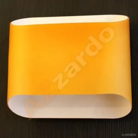 Retro nástěnné svítidlo Pancake oranžová