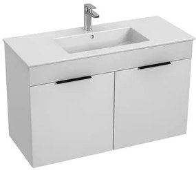 Jika Cube koupelnová skříňka s umyvadlem 100x43x62,2 cm bílá h4536511763001 5365.1.176.300.1