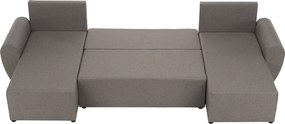 Univerzální sedací souprava, šedobéžová Taupe, DAKAR NEW U