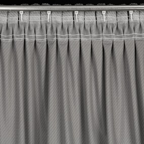 ZATEMŇOVACÍ ZÁVĚS NA PÁSCE ELIZA 140X300 CM ŠEDÁ