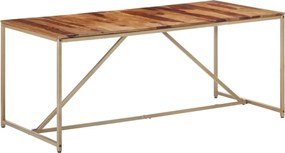 vidaXL Jídelní stůl 180 x 90 x 76 cm masivní sheeshamové dřevo [286343] Barva: Hnědá