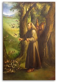 Gario Obraz na plátně Svatý František z Assisi Rozměry: 40 x 60 cm
