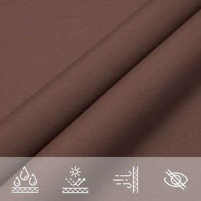 vidaXL Stínicí plachta oxford trojúhelník 2,5 x 2,5 x 3,5 m [135829] Barva: krémová