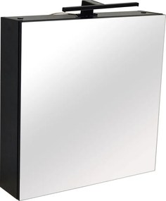 Comodo Zrcadlová skříňka Amata B 60 ZS LED-B s osvětlením Any LED 30 B, černá