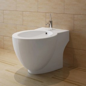 vidaXL Keramické WC a bidet bílé [270566]