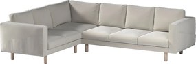 Potah na pohovku IKEA Norsborg rohová 5-místná barva šedá látka sametová