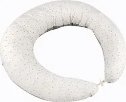 Bomimi ABRA multifunkční polštář XXL, HVĚZDIČKY bílá/šedá