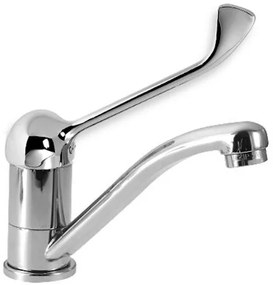 Novaservis Metalia 55 dřezová baterie s otočným ramínkem chrom 55096L.0