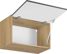 Horní skříňka, dub artisan/šedý mat, LANGEN G60KN