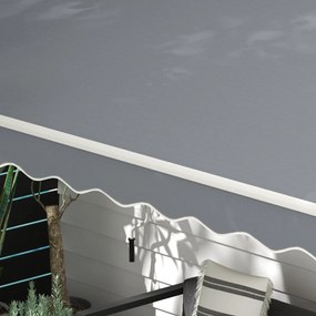 Outsunny Kloubová Markýza s Ručním Kolečkem, Výškově Nastavitelná, Ochrana proti Slunci, UV Odolná Markýza pro Balkon včetně Nábytkového Držáku, Šířk…