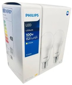 LED žárovky E27 Philips A67 13W (100W) teplá bílá (2700K) 2ks